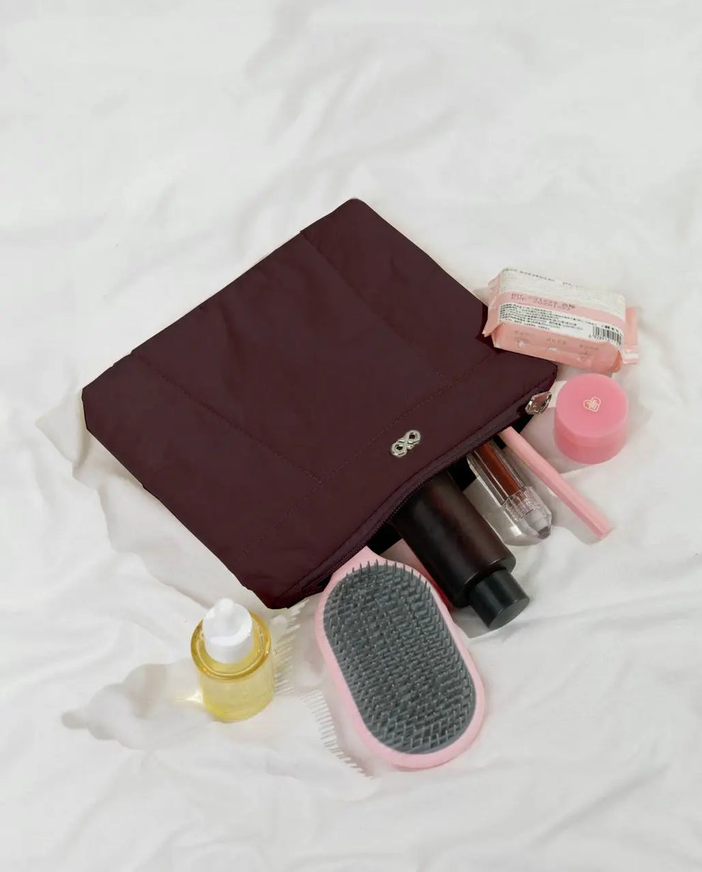 PUFFY POUCH IN TRUFFLE – TSL Singapore